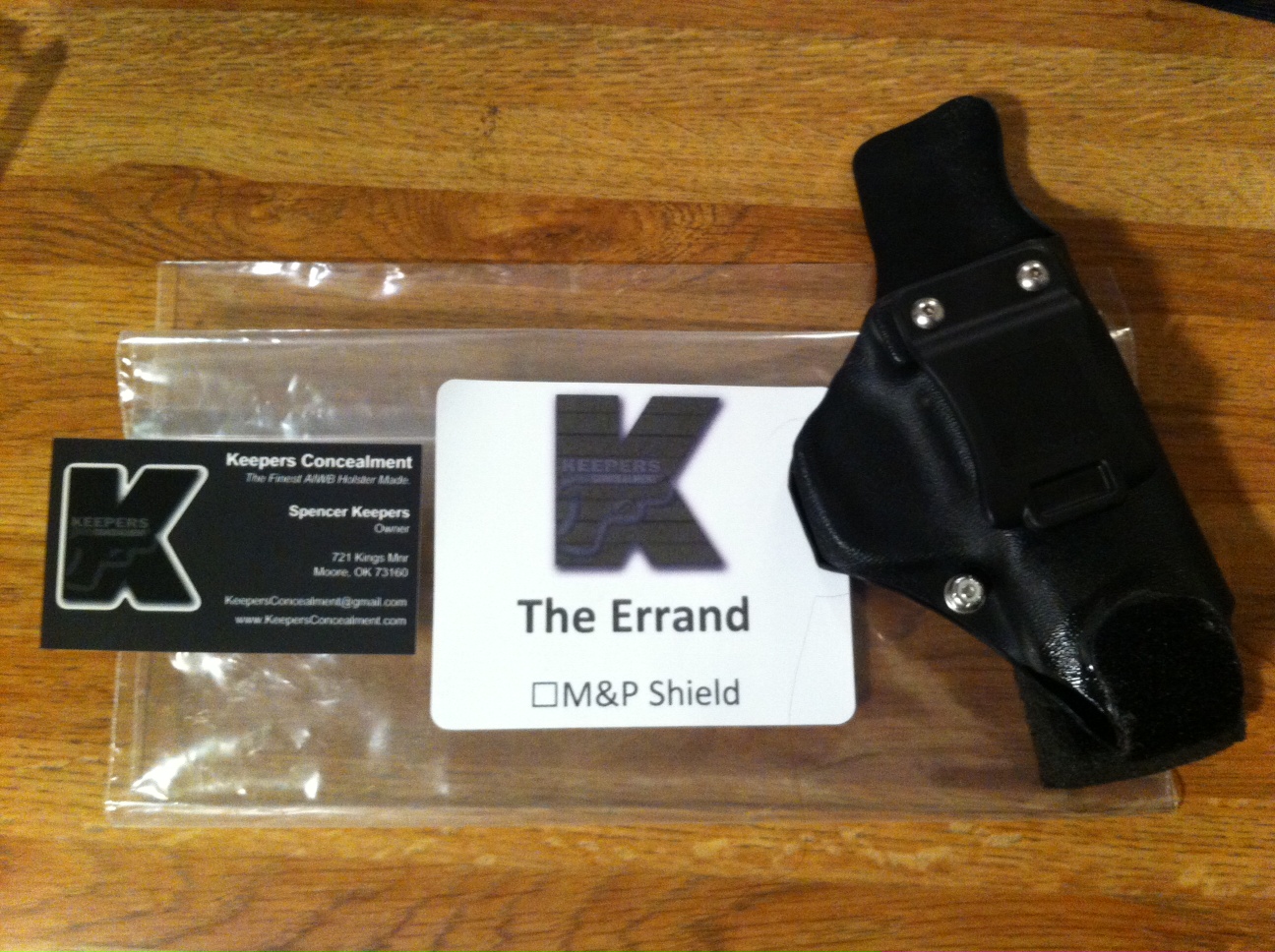 “The Errand”- Spencer Keepers’ New Holster Design | Active Response ...