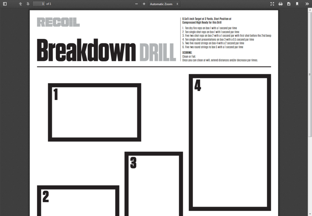 The Breakdown Drill | Active Response Training